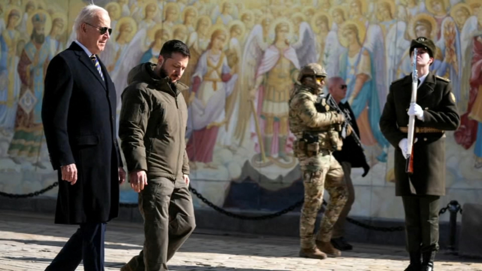 President Biden Makes Surprise Ukraine Visit Signaling Strong Us