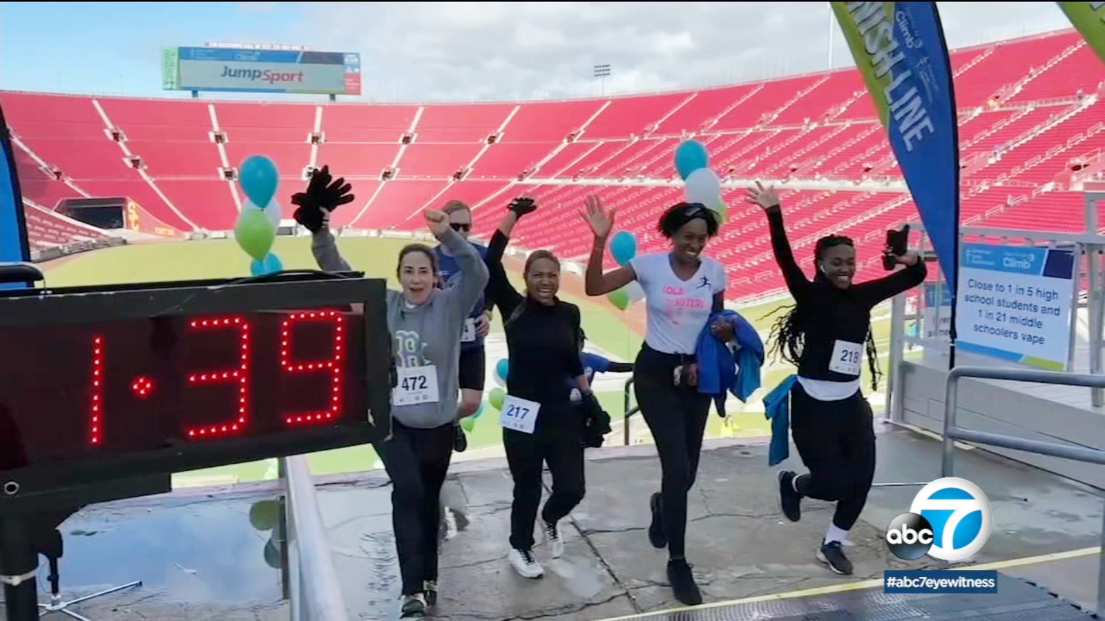 American Lung Association stair-climbing event raises funds at LA ...