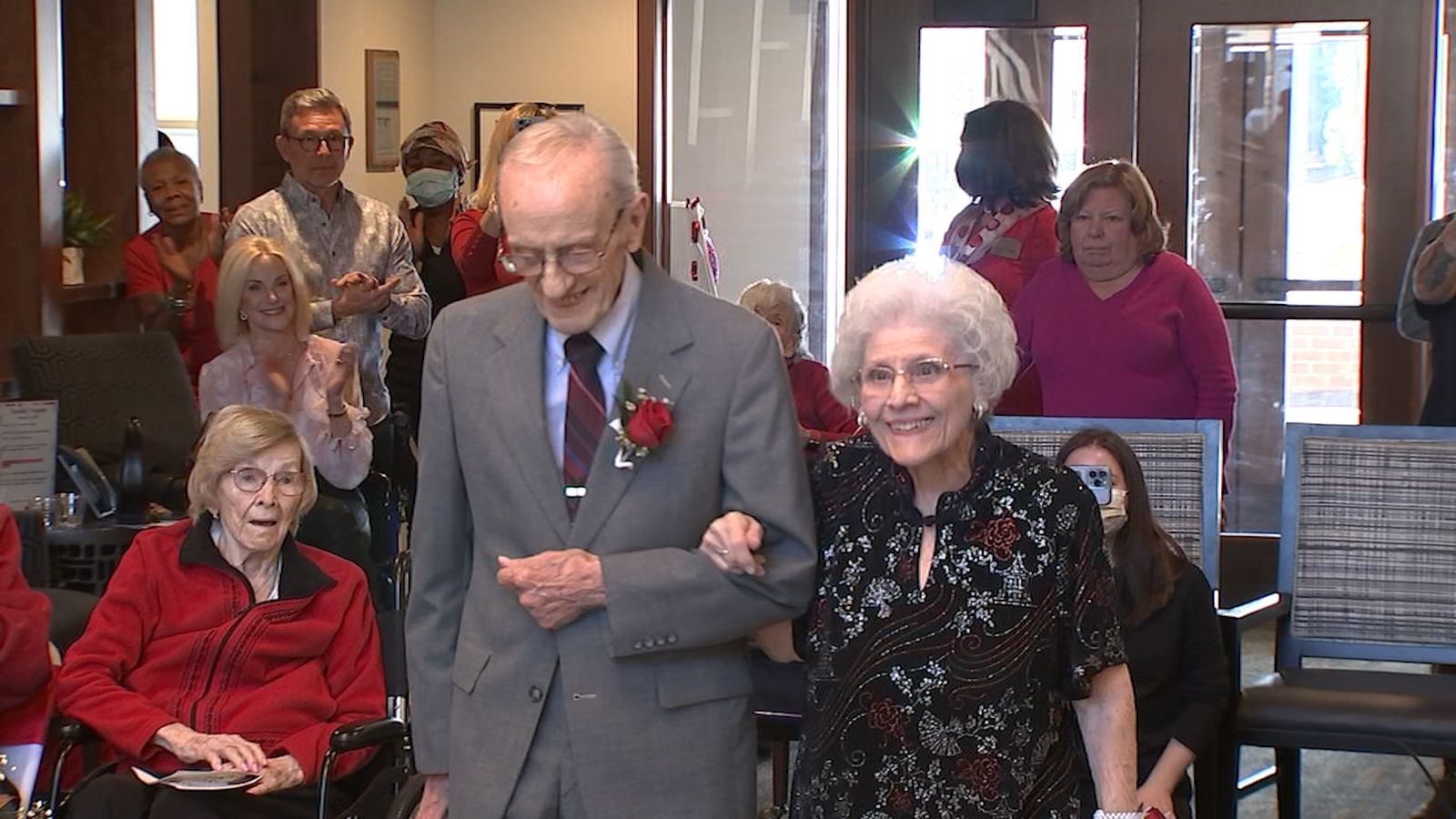 Seniors fall in love all over again during special Valentine's Day ...