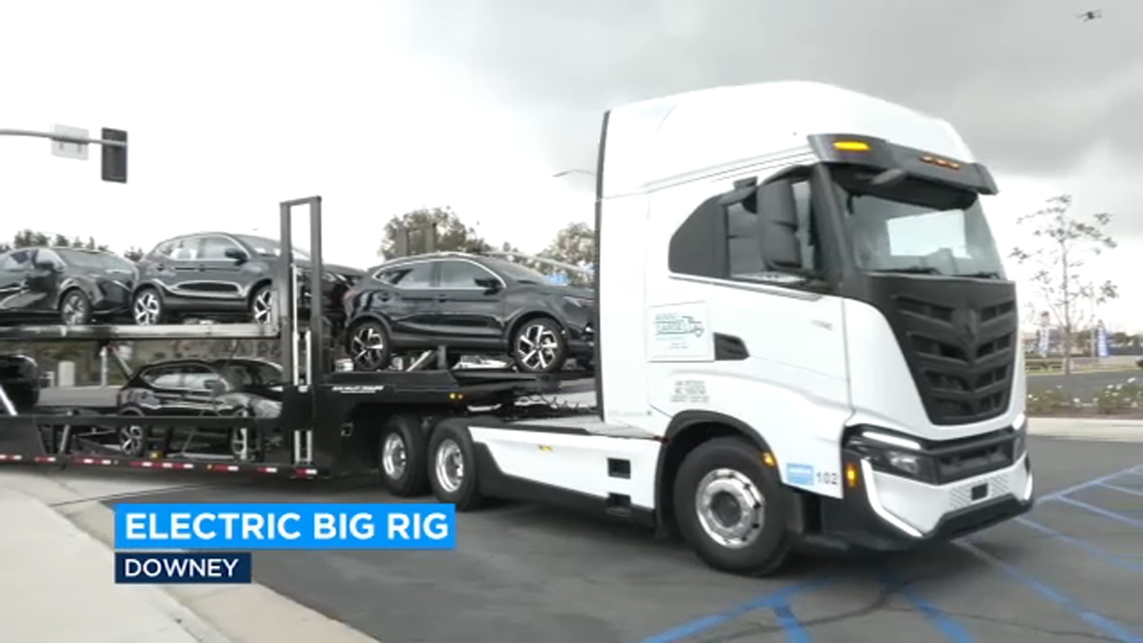 Nissan starting to use fully-electric transport trucks to deliver new ...