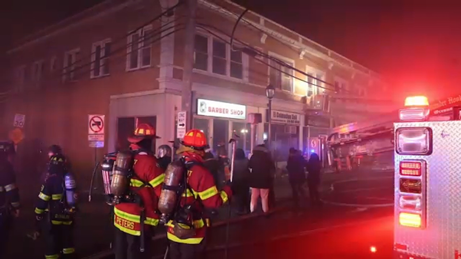 Baldwin fire: Flames engulf row of businesses, residential units ...