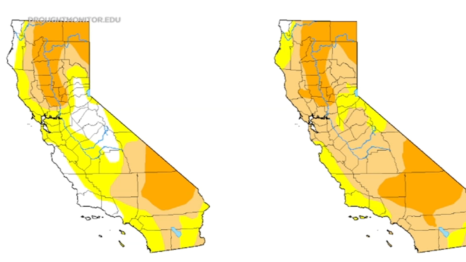 Parts of California now drought-free after back-to-back storms drench ...