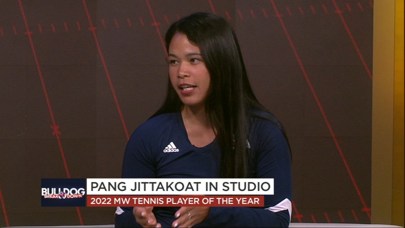 Bulldog Breakdown: Chatting with Women's Tennis Pang Jittakoat - ABC30 ...