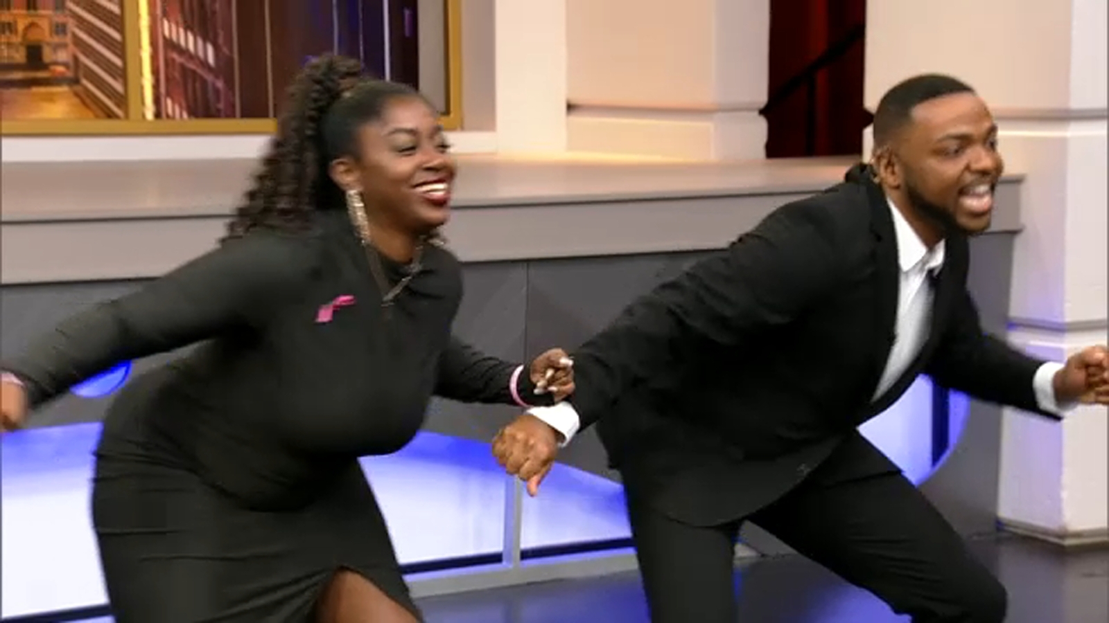 ABC7's Tre Ward competing in Dancing with Chicago Celebrities with Summer Griffin from Arthur ...