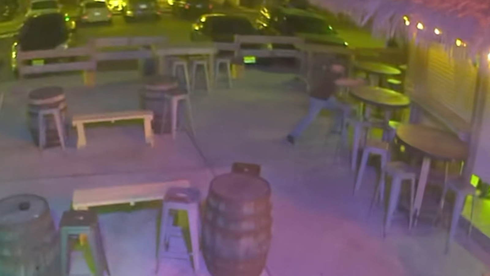 Video shows customers running for cover after shots fired near Palapa ...