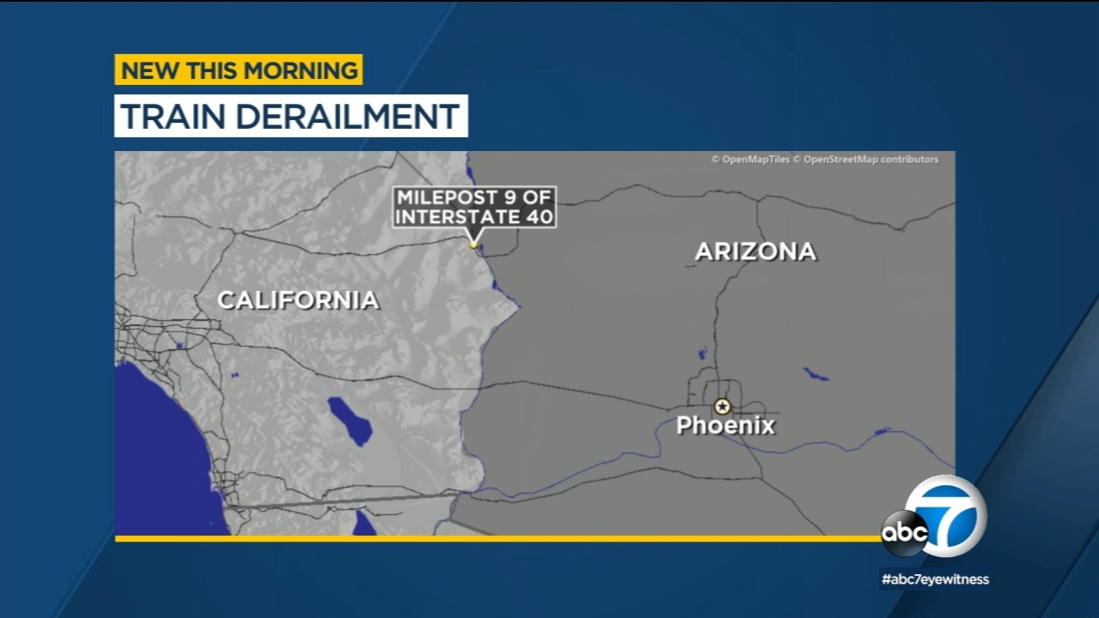 Train derailment near Arizona-California border did not involve ...