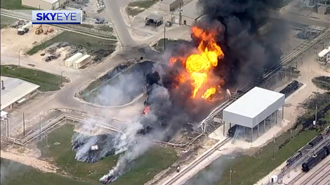 Pasadena plant fire: Explosion at INEOS Phenol on SH-225 near East ...