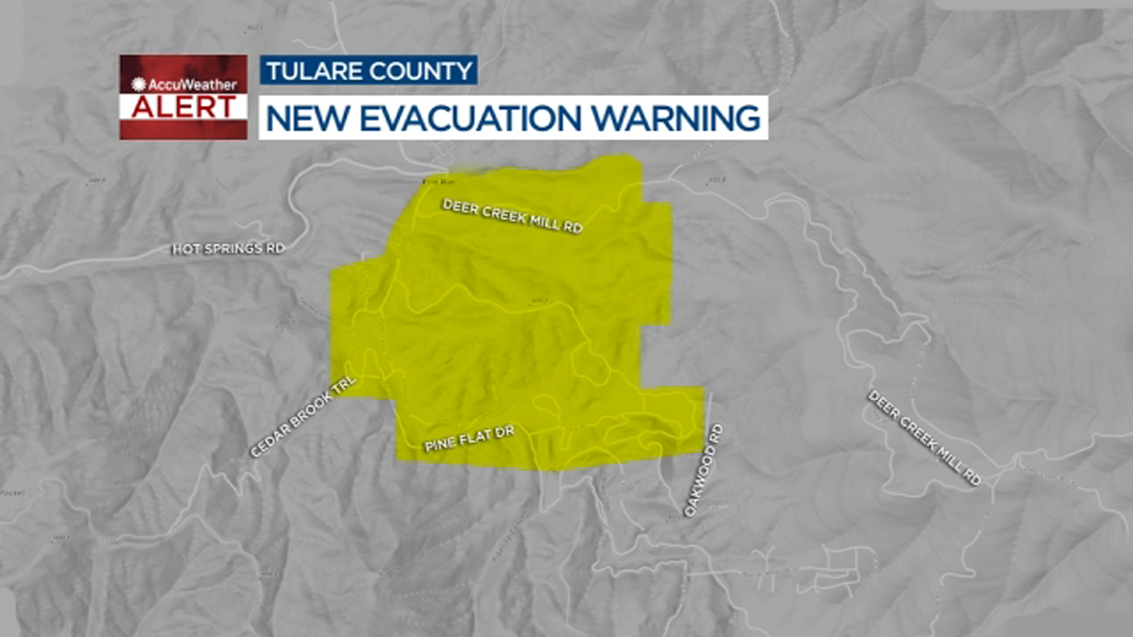 Evacuation warning issued for part of Tulare County for incoming storm ...