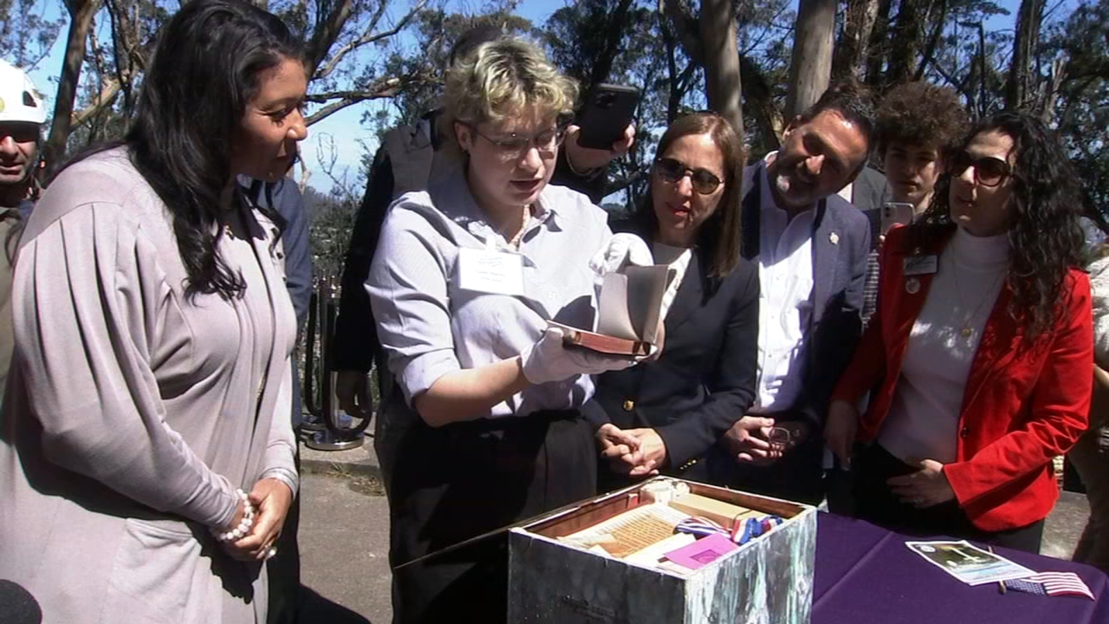 Opening of Mt. Davidson time capsule from 1933 gives preserved look at ...