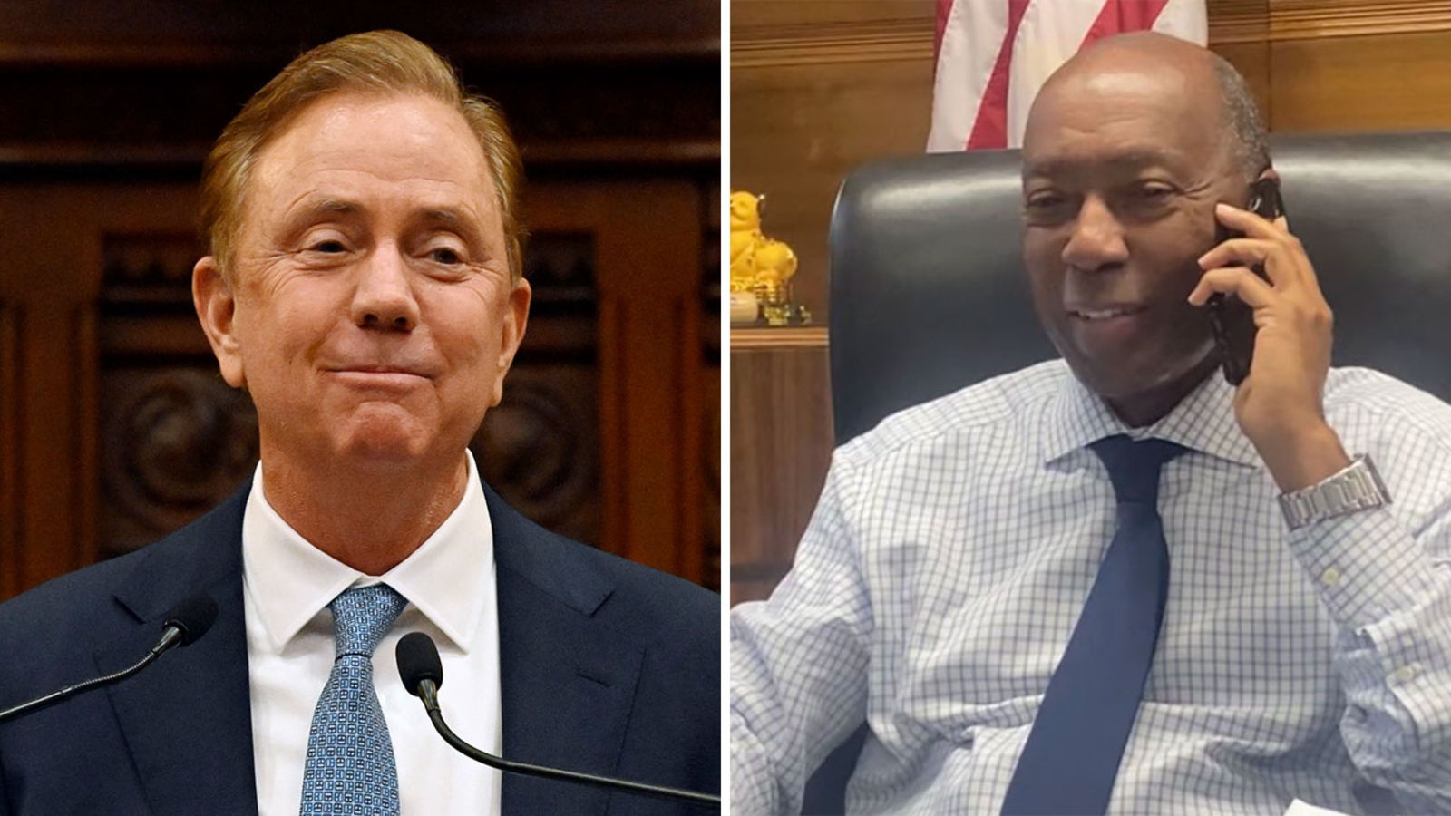 Apology accepted: Connecticut governor makes amends with Houston mayor ...