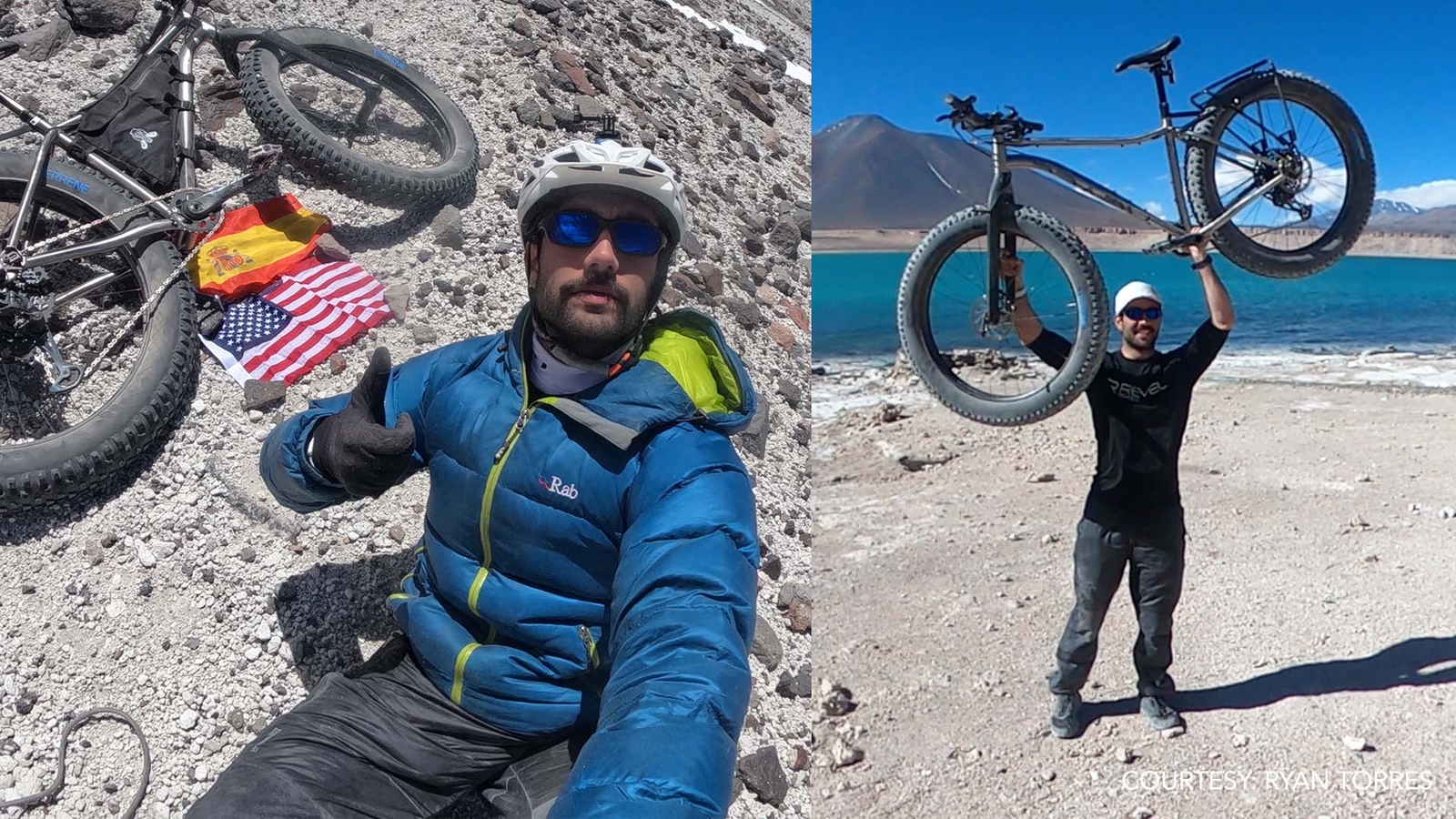 Philadelphia student rides bicycle up world's highest volcano - 6abc ...