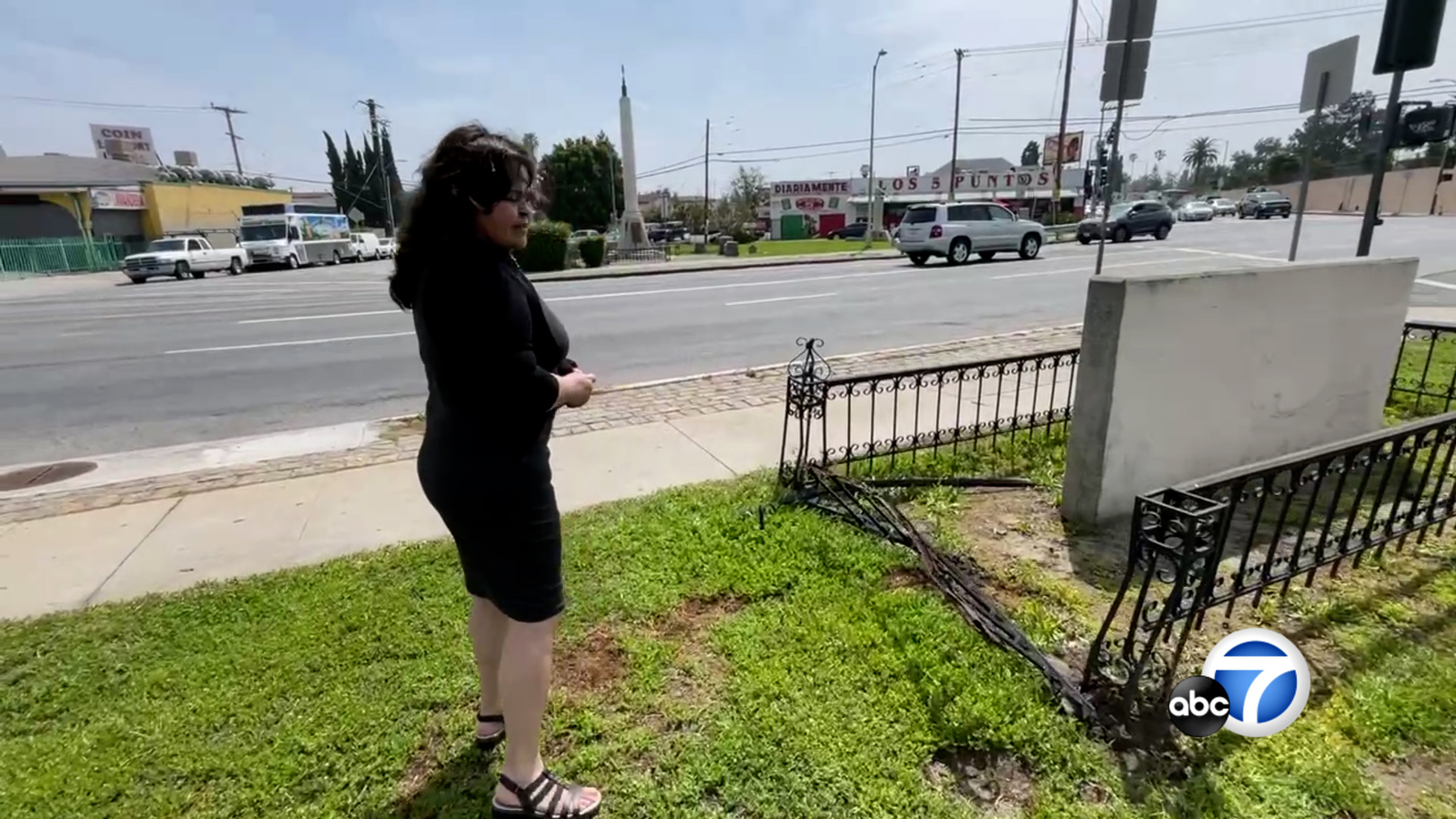 Veteran's memorial damaged in Boyle Heights, family pleads ...