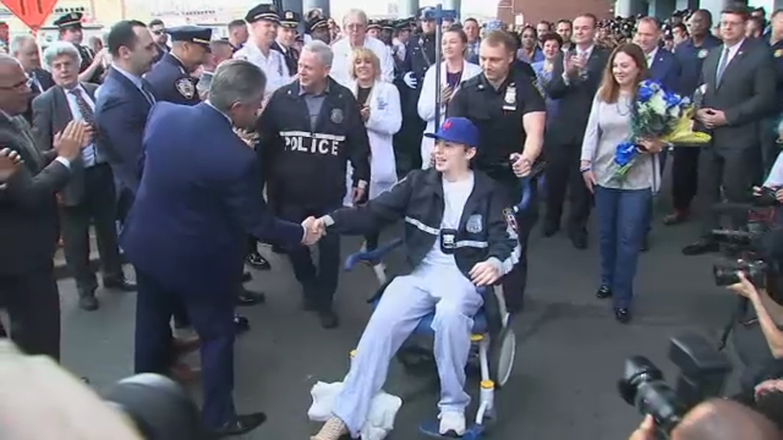 Rookie NYPD Officer Brett Boller shot in Queens released from hospital ...