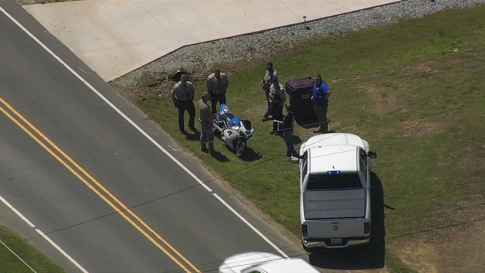 High-speed motorcycle chase spanning several counties ends in Durham ...