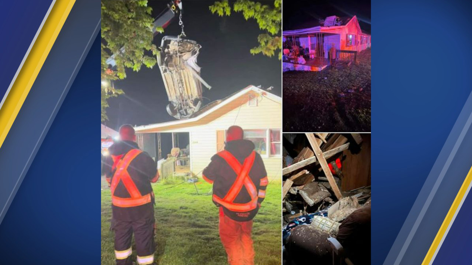 Car crashes into house | Teen charged after speeding, going airborne ...