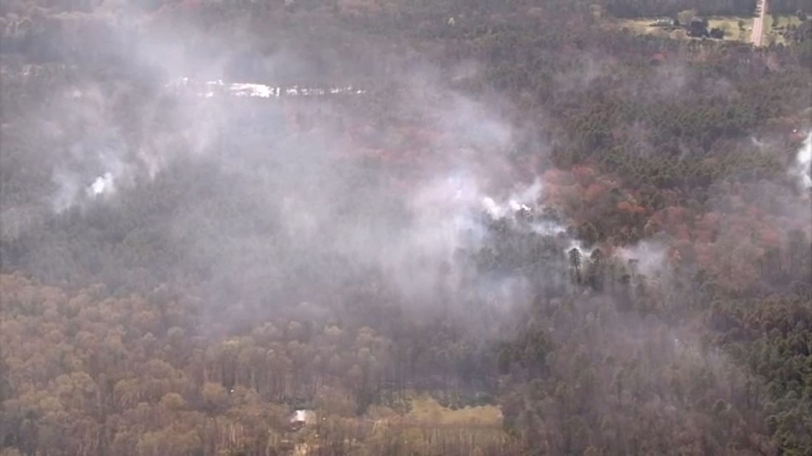 New Jersey wildfire: Blaze in Washington Township, Burlington County 95 ...