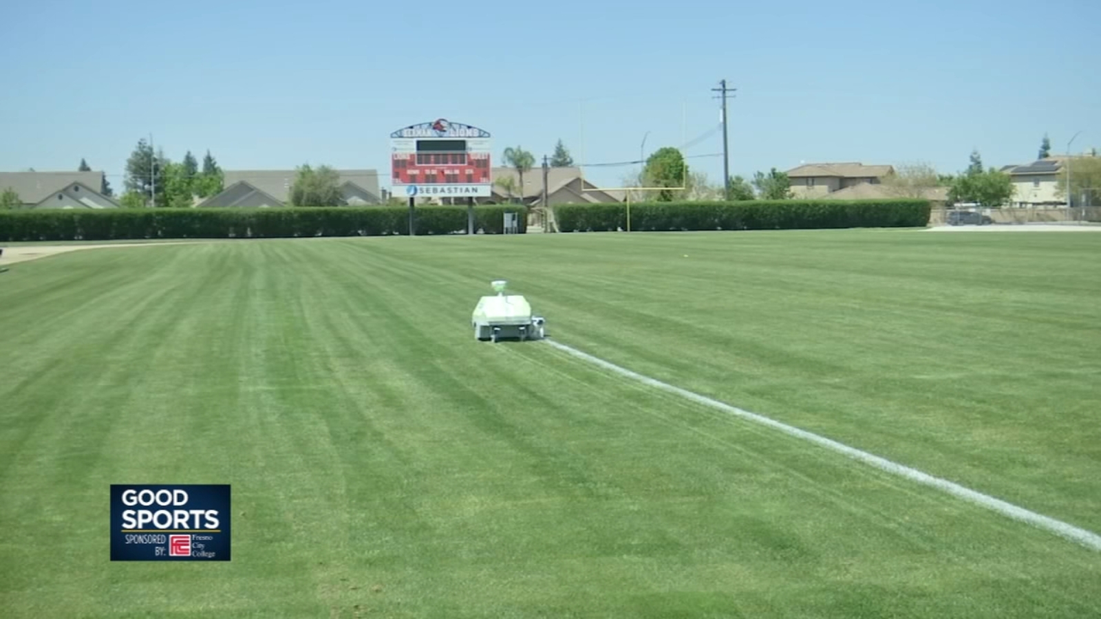Good Sports: Autonomous robot helping paint athletic fields across ...