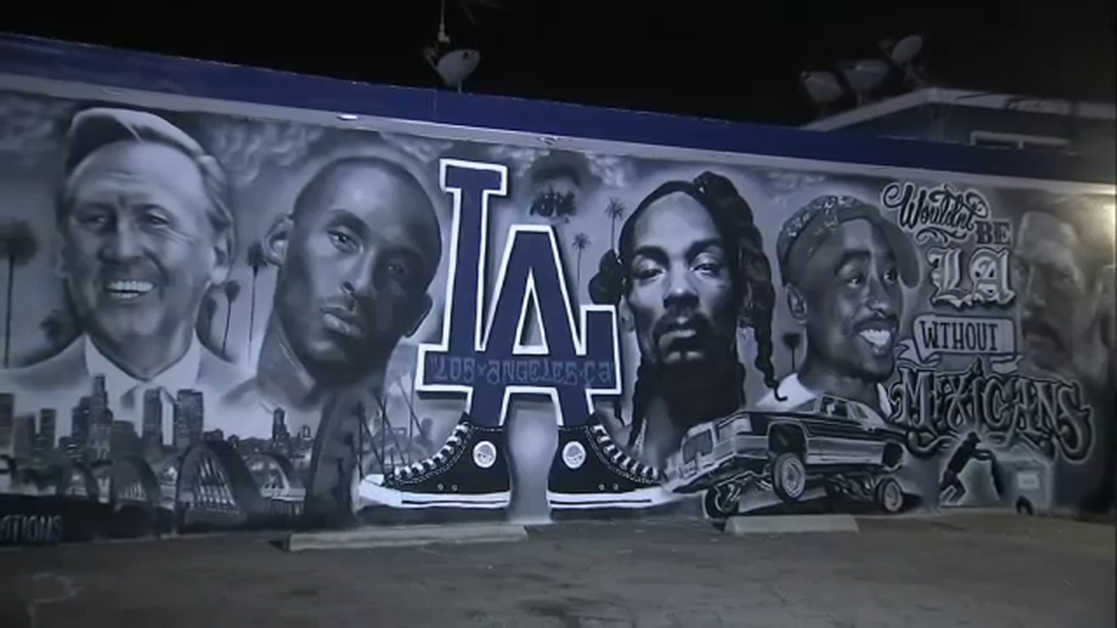 Bellflower mural could soon be taken down, but some celebrities are ...