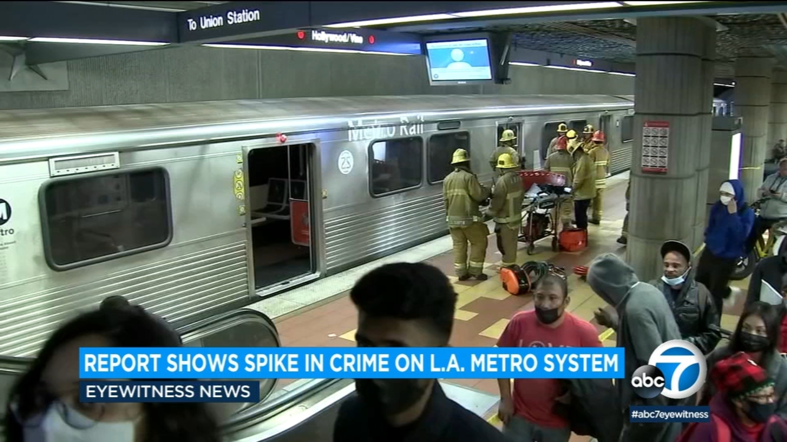 Delincuencia en el Metro de Los Ángeles aumentó 21% este febrero en ...