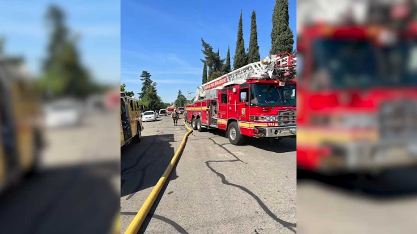 Woman rescued from apartment fire in Visalia - ABC30 Fresno
