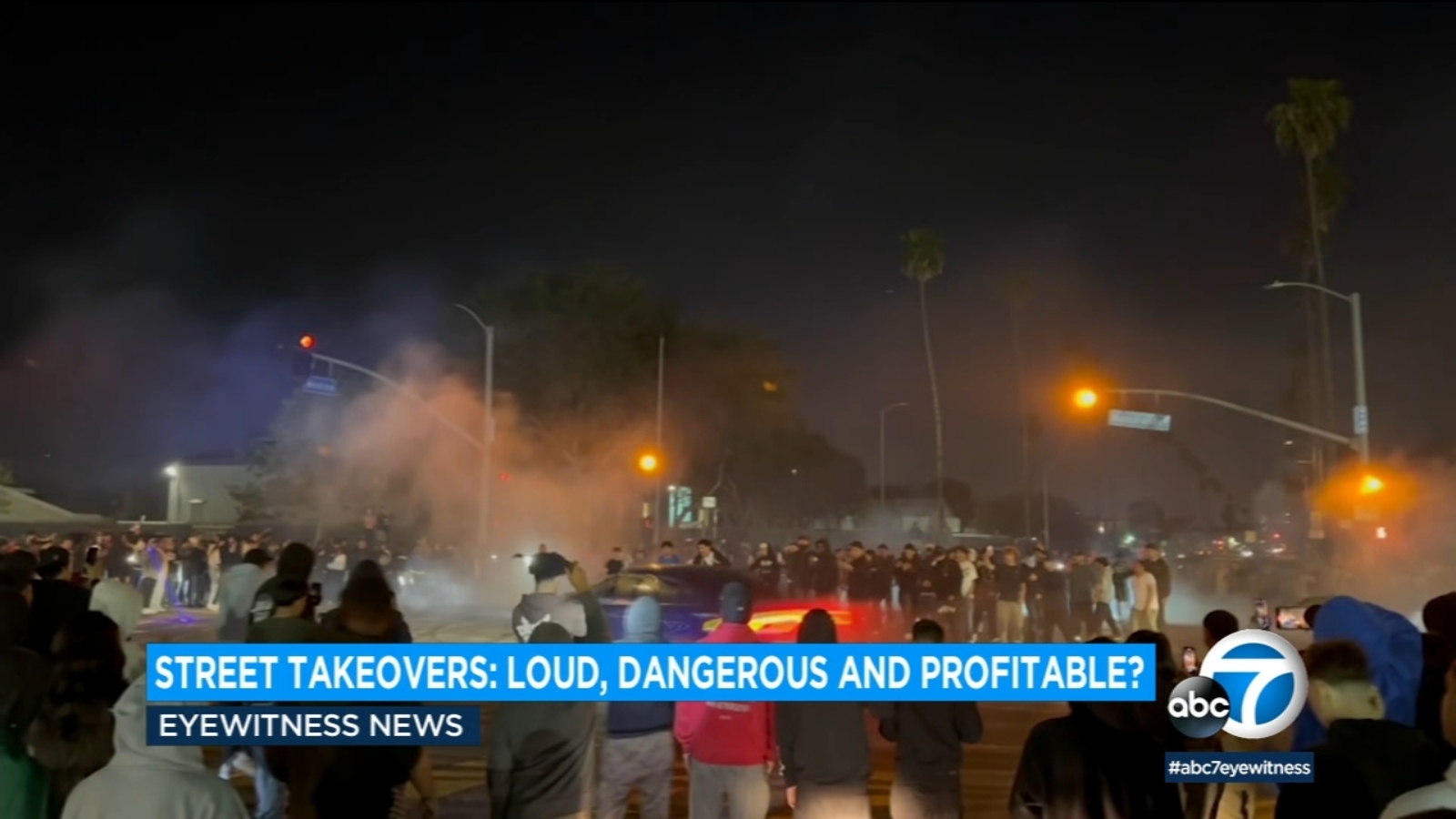 Another round of street takeovers caught on camera in South LA, Compton ...