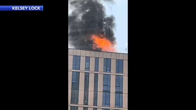 Video shows explosion during blaze on top of Center City Philadelphia ...