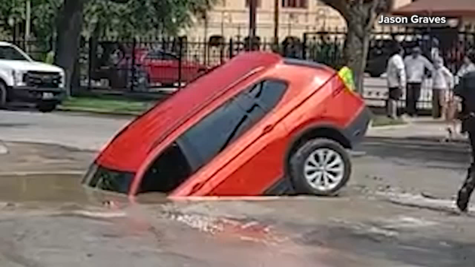 Sinkhole Man Falls Through