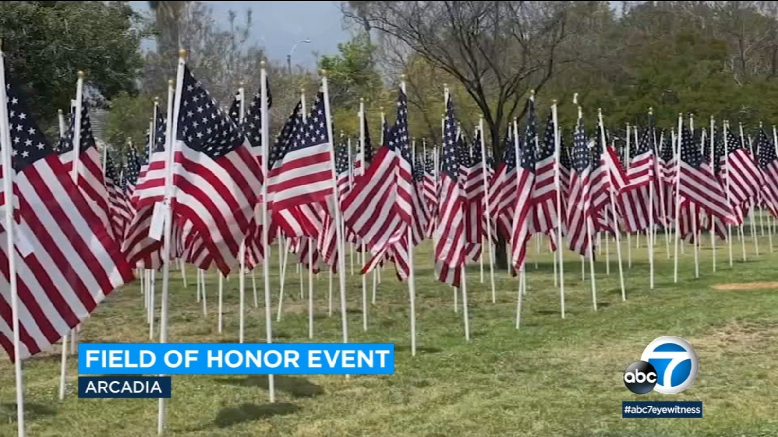 Arcadia County Park hosts 1,000 American flags as part of Memorial Day ...