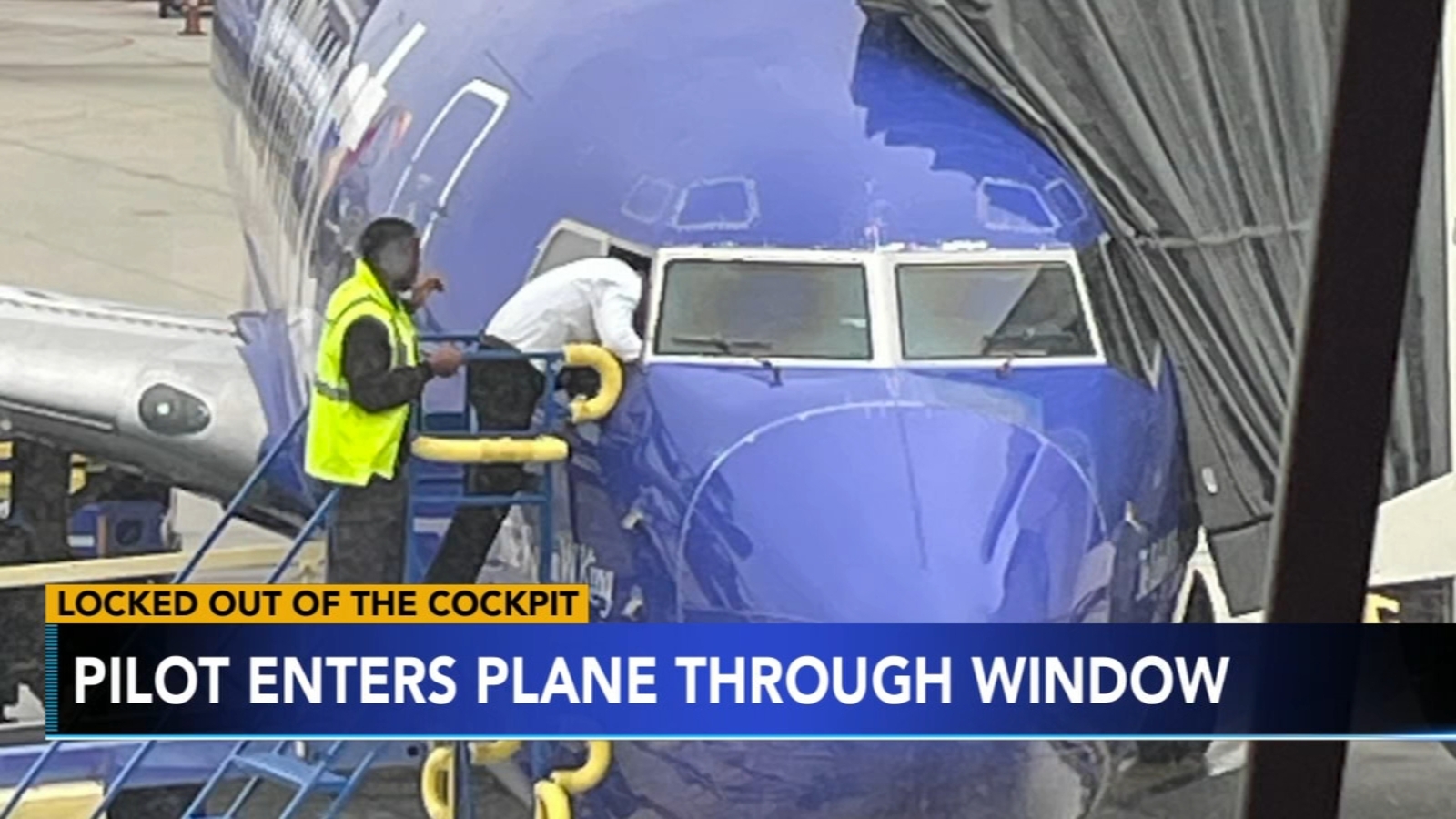 Southwest pilot had to crawl into the cockpit window after the flight ...