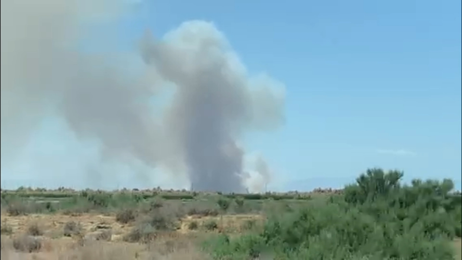 267 acres burn in Kings County Solar Panel field, cause under ...