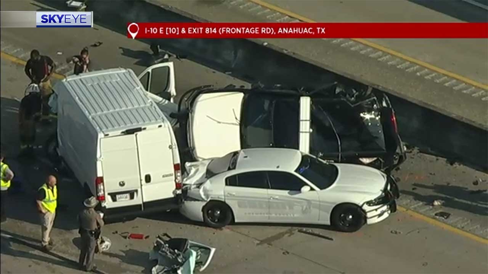 Texas state trooper hit by vehicle while assisting suspected drunk ...