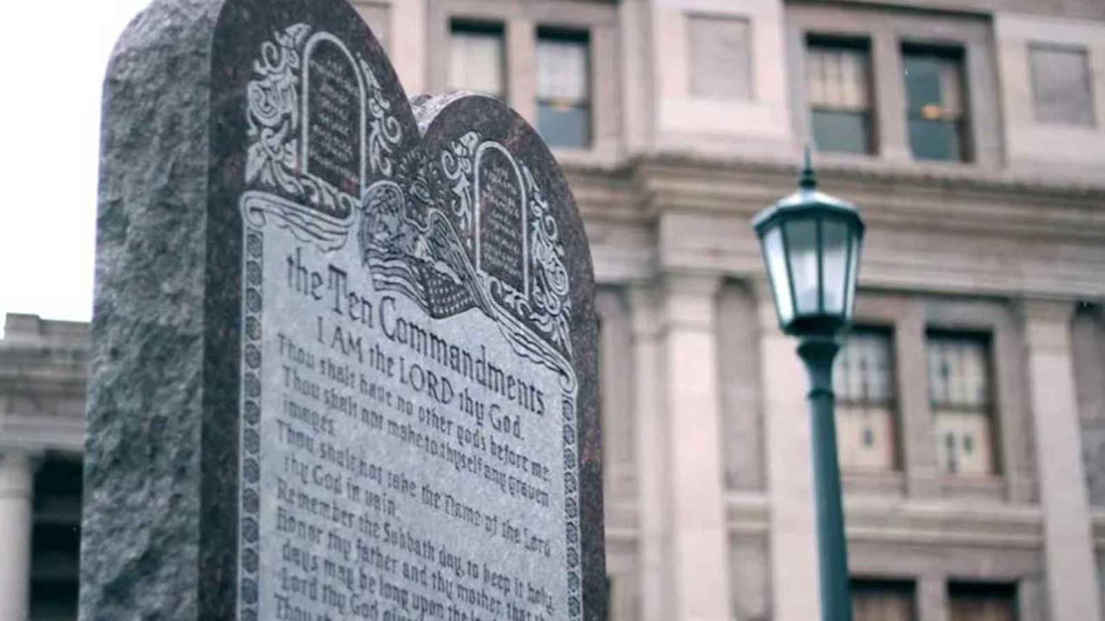 Senate Bill 1515, which would require Ten Commandments in Texas public ...