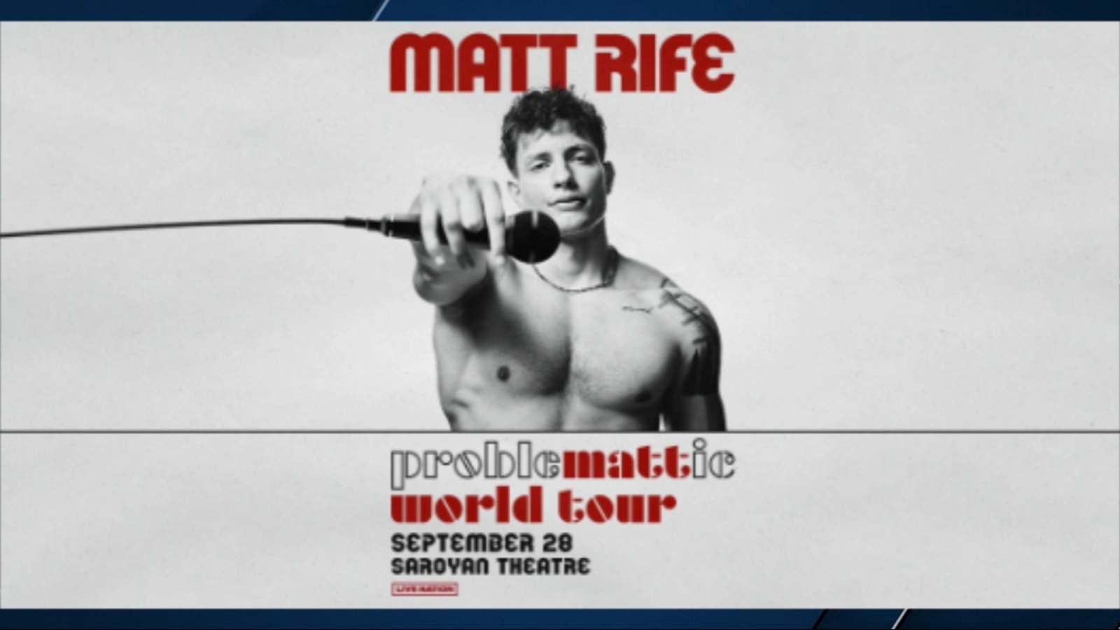Comedian Matt Rife coming to Saroyan Theatre in September - ABC30 Fresno