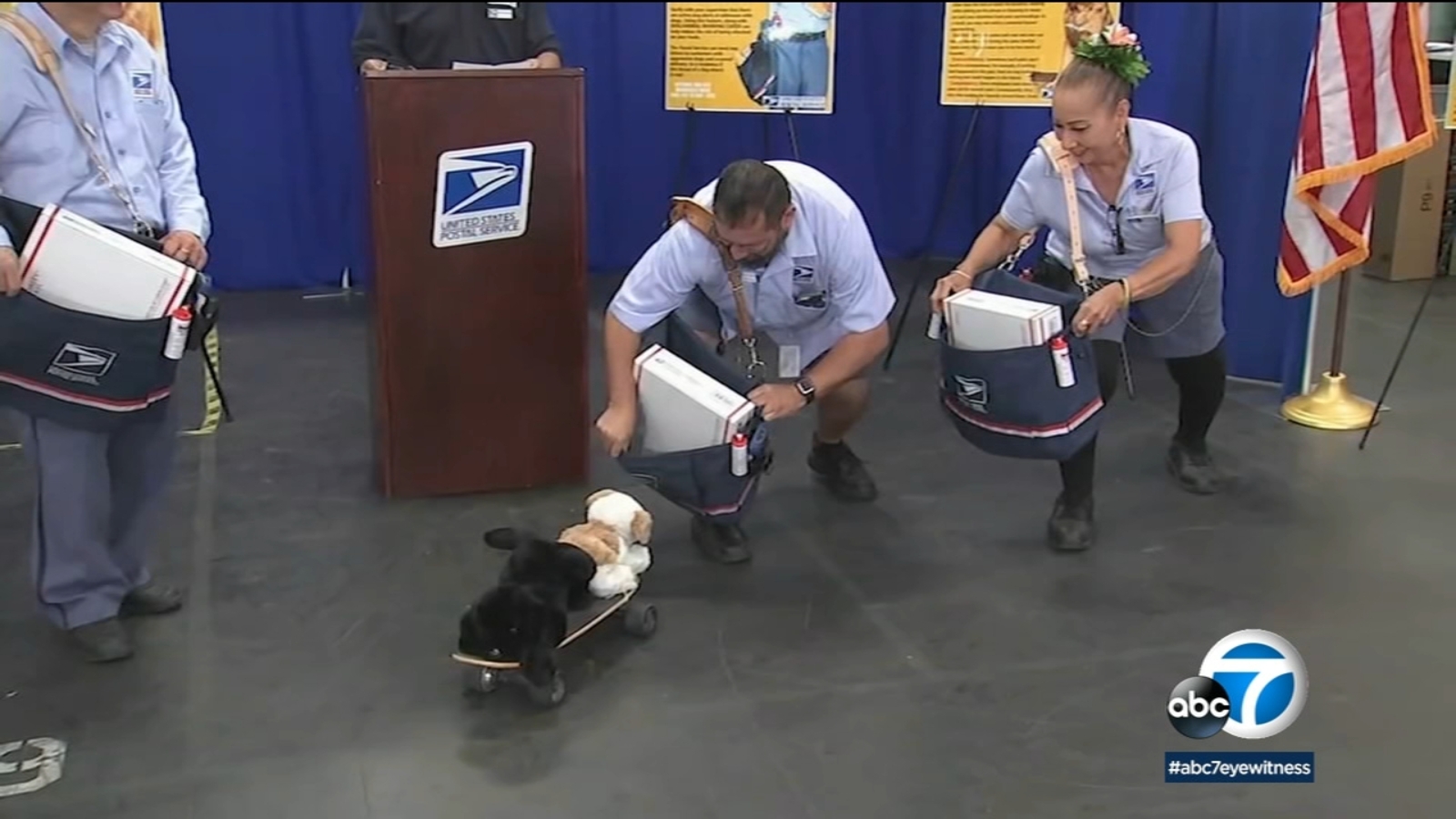 Postal Service letter carriers raise awareness of dog-bite danger in ...