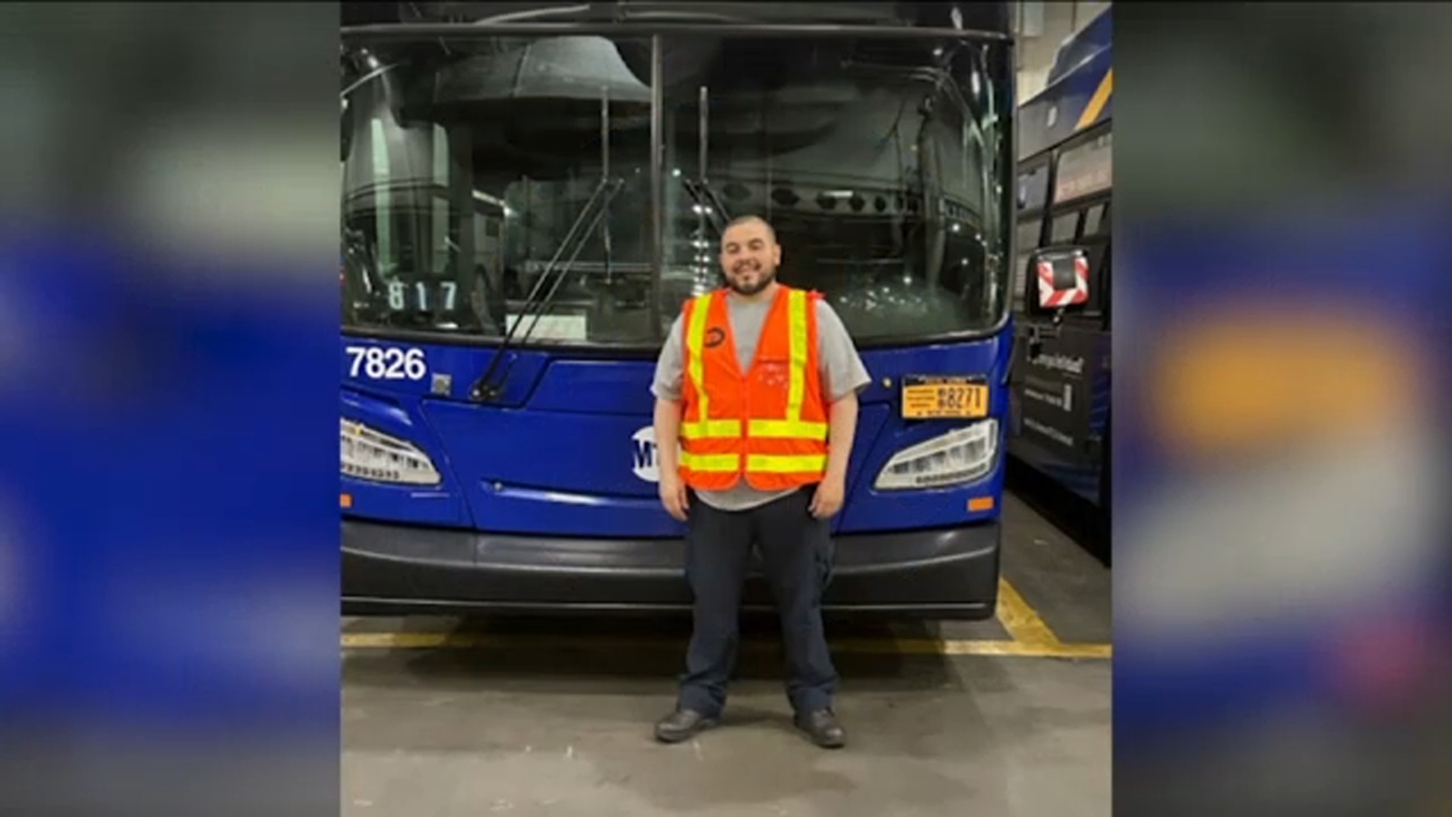 MTA Hero: David Crespo takes pride in keeping buses clean - ABC7 New York