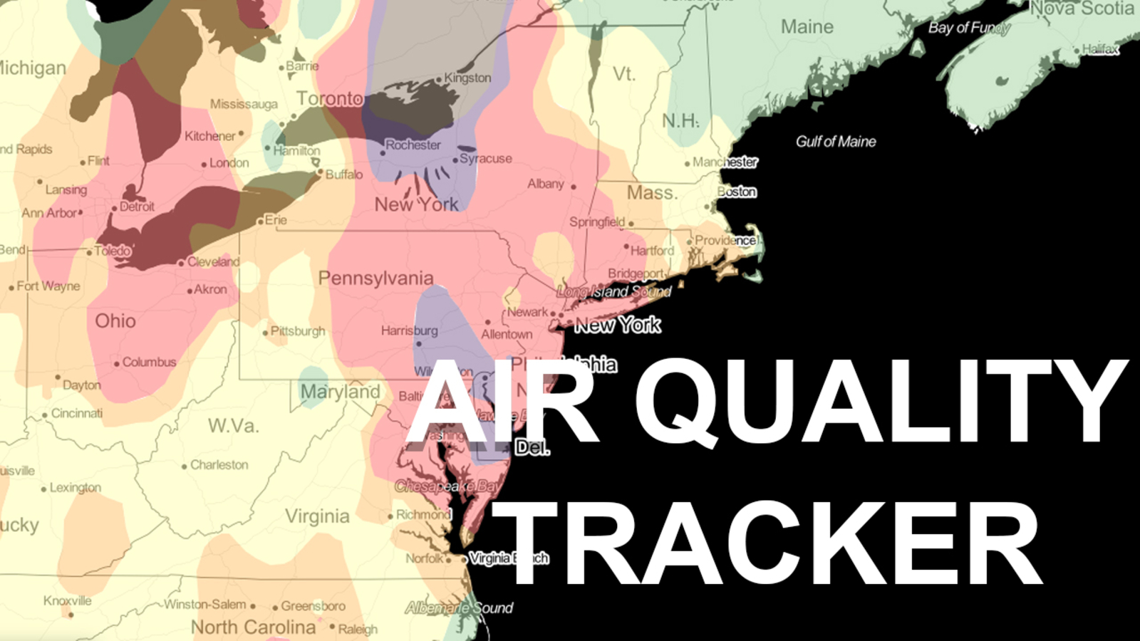 Air Quality Alert: Tracking smoke from Canada across Philadelphia and ...