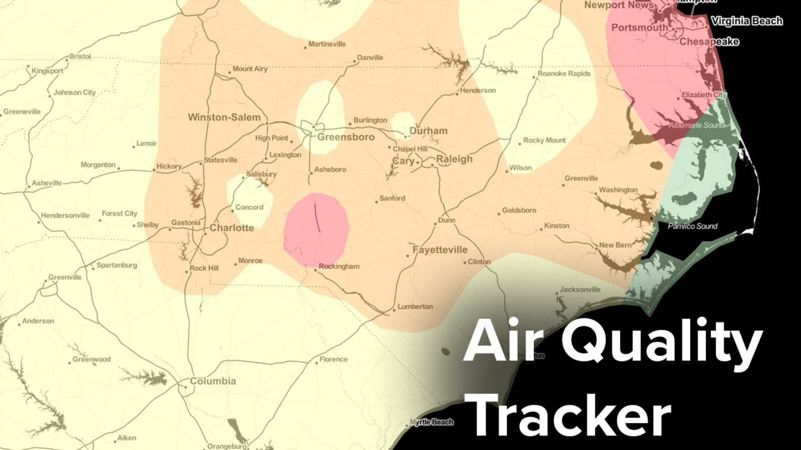 NC Air Quality Alert: Tracking wildfire smoke from Canada across North ...