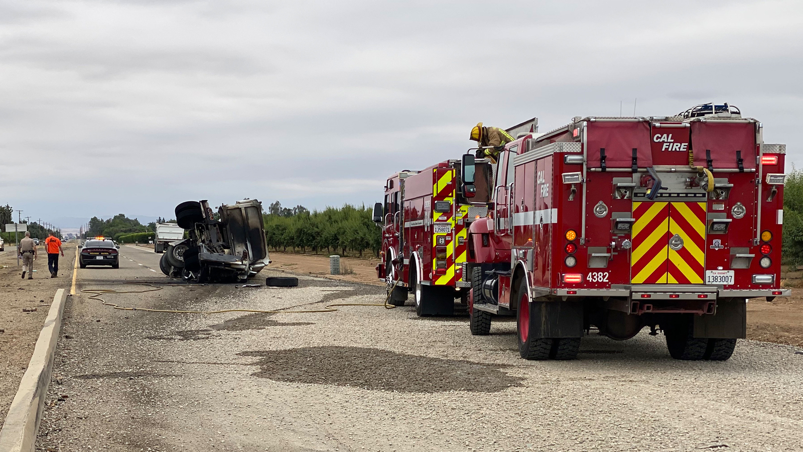 1 dead following fiery crash in Fresno County, CHP confirms - ABC30 Fresno