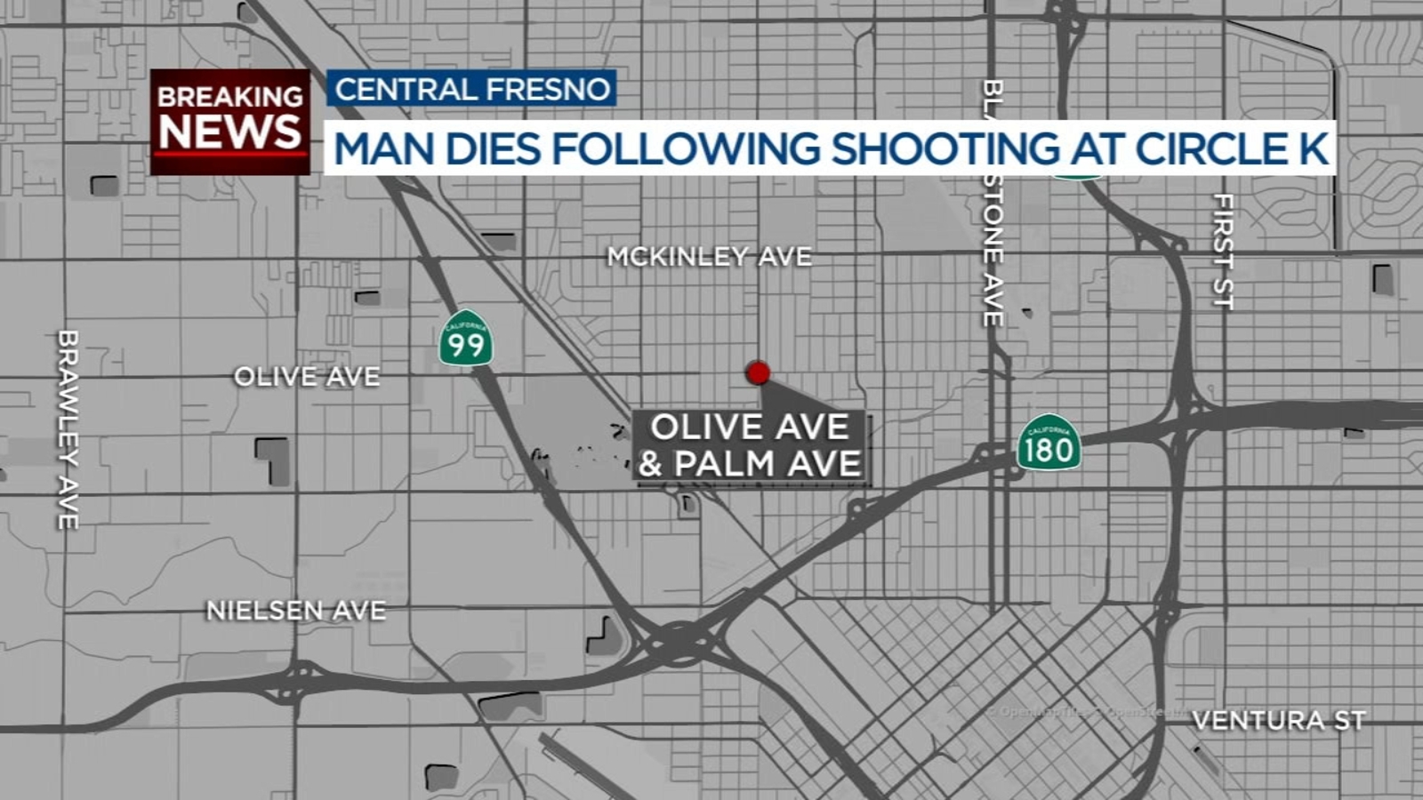 Man dies nearly 2 weeks after shooting in central Fresno, police say - ABC30 Fresno