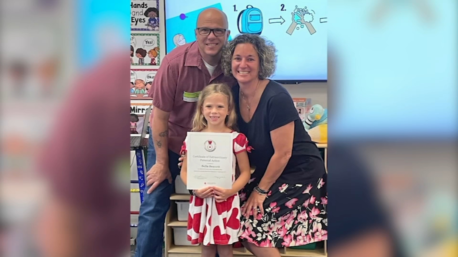 Daughter of Wake County Sheriff's deputy receives award for helping her ...