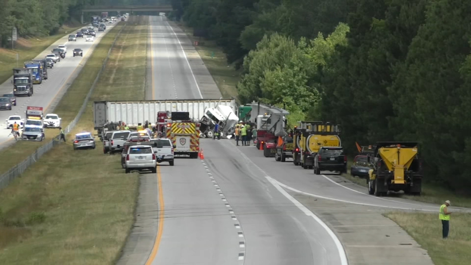 NC traffic | Deadly crash on Interstate 40 westbound in Johnston County ...