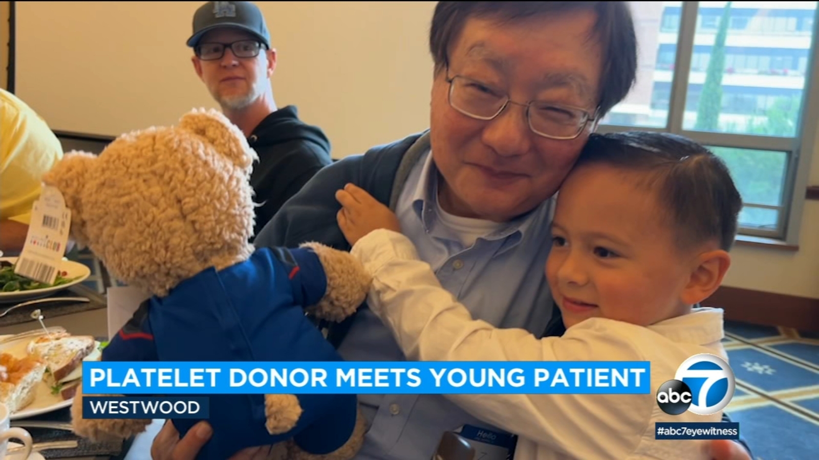 5-year-old diagnosed with 'bubble boy disease' meets blood donor who ...