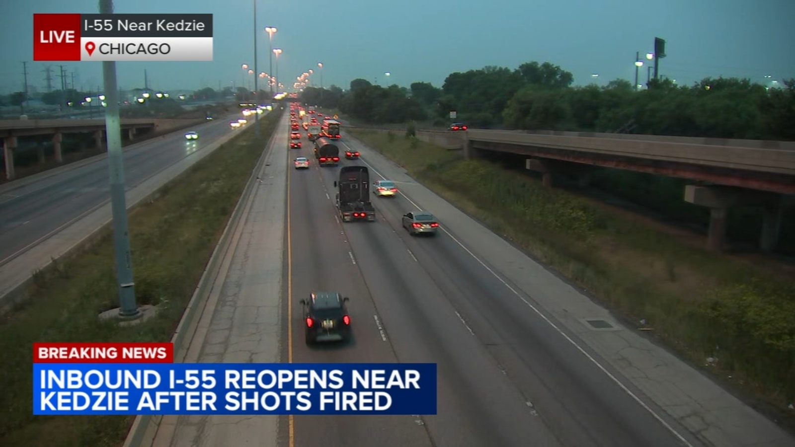 Chicago traffic: Stevenson Expressway reopens after Illinois State ...