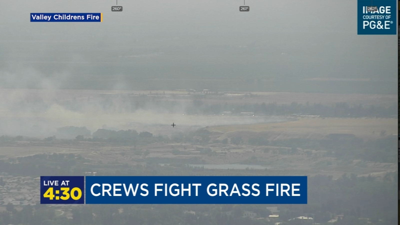 Crews battling fire near Children's Boulevard in Madera County - ABC30 Fresno