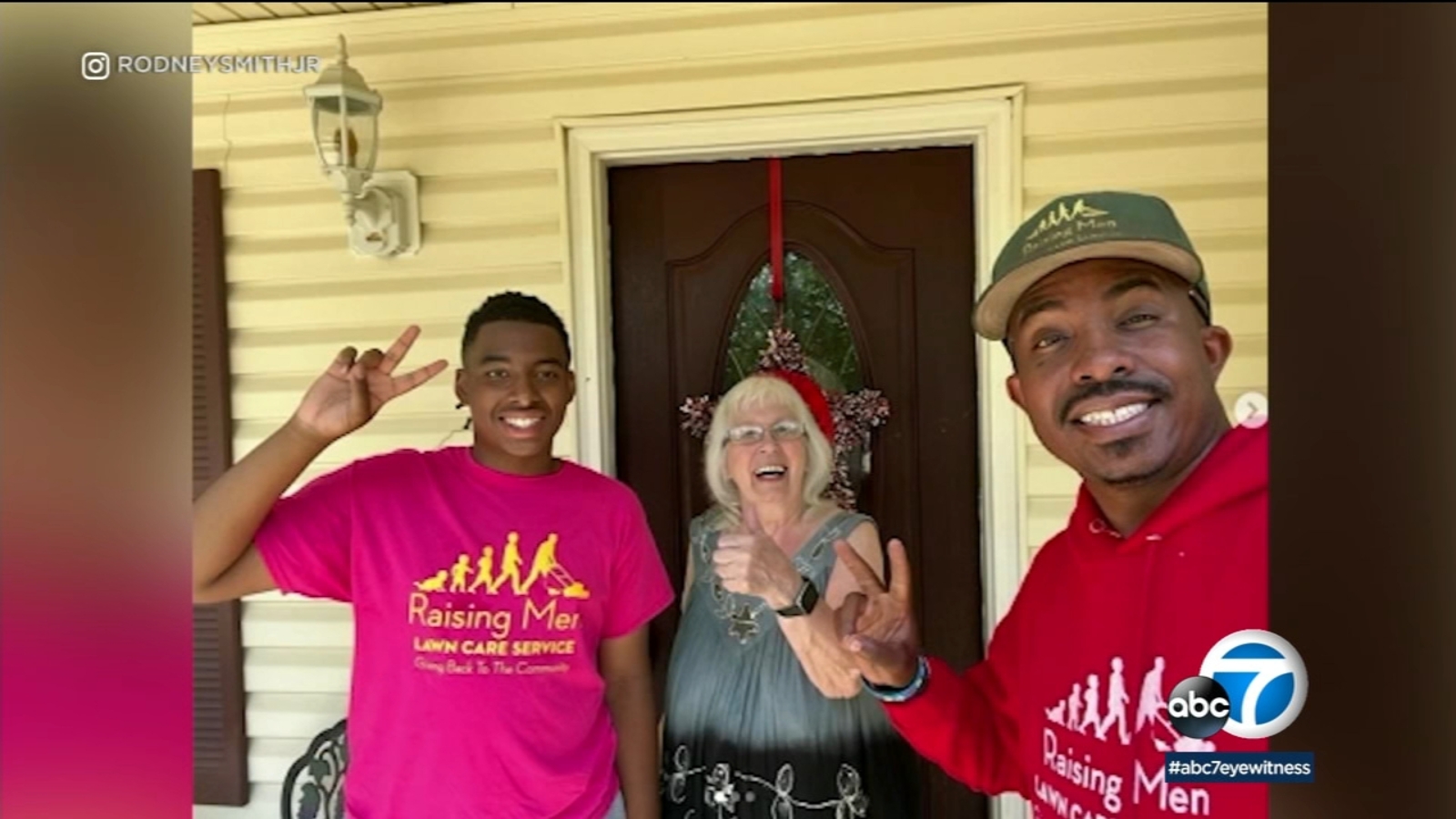 Rodney Smith Jr.'s nationwide lawn mowing challenge encourages youth to ...