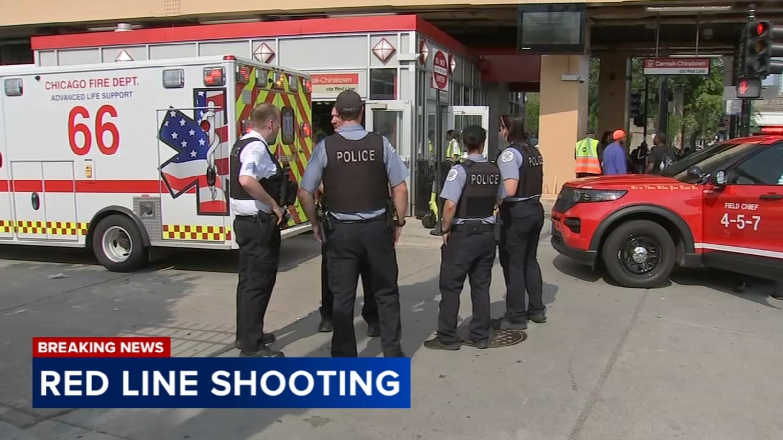 Chinatown, Chicago shooting today: 1 in custody after man shot on train ...