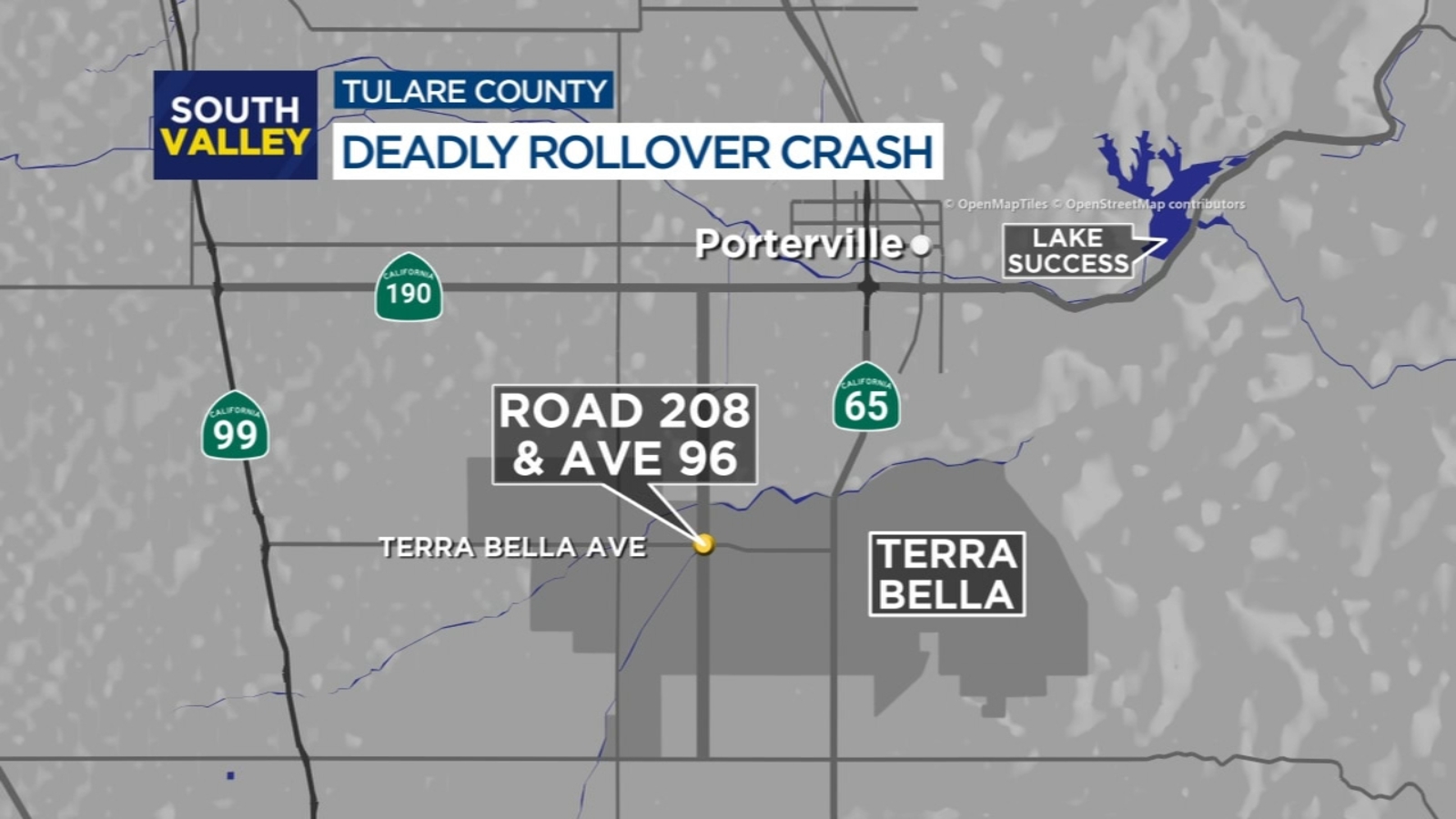 Man killed in rollover crash in Tulare County - ABC30 Fresno