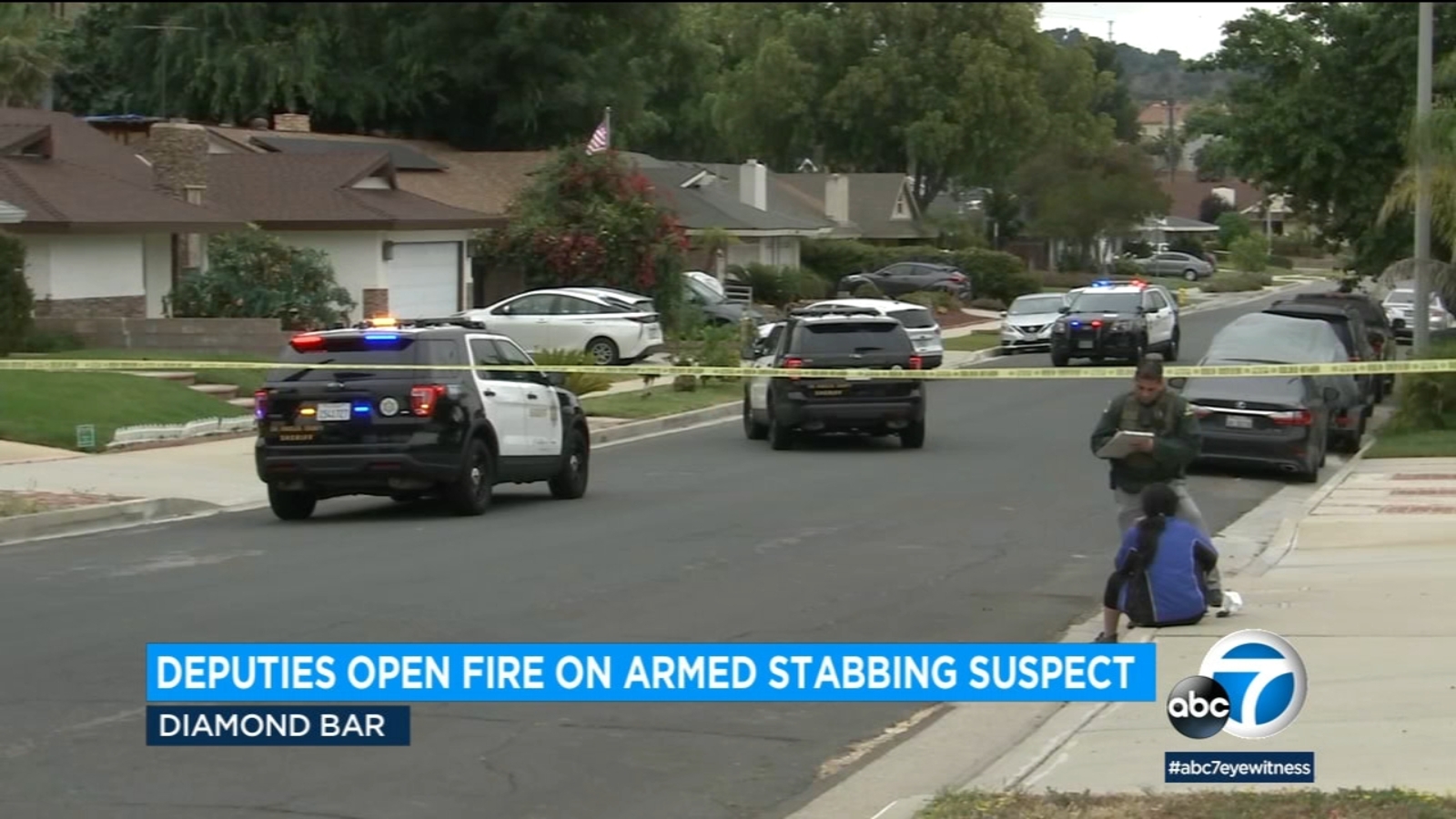 Diamond Bar shooting: Deputies shoot, wound stabbing suspect allegedly ...