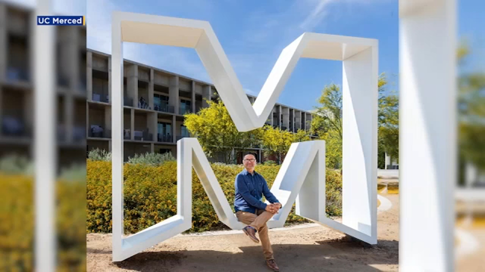 The Big 'M' unveiled on UC Merced campus - ABC30 Fresno
