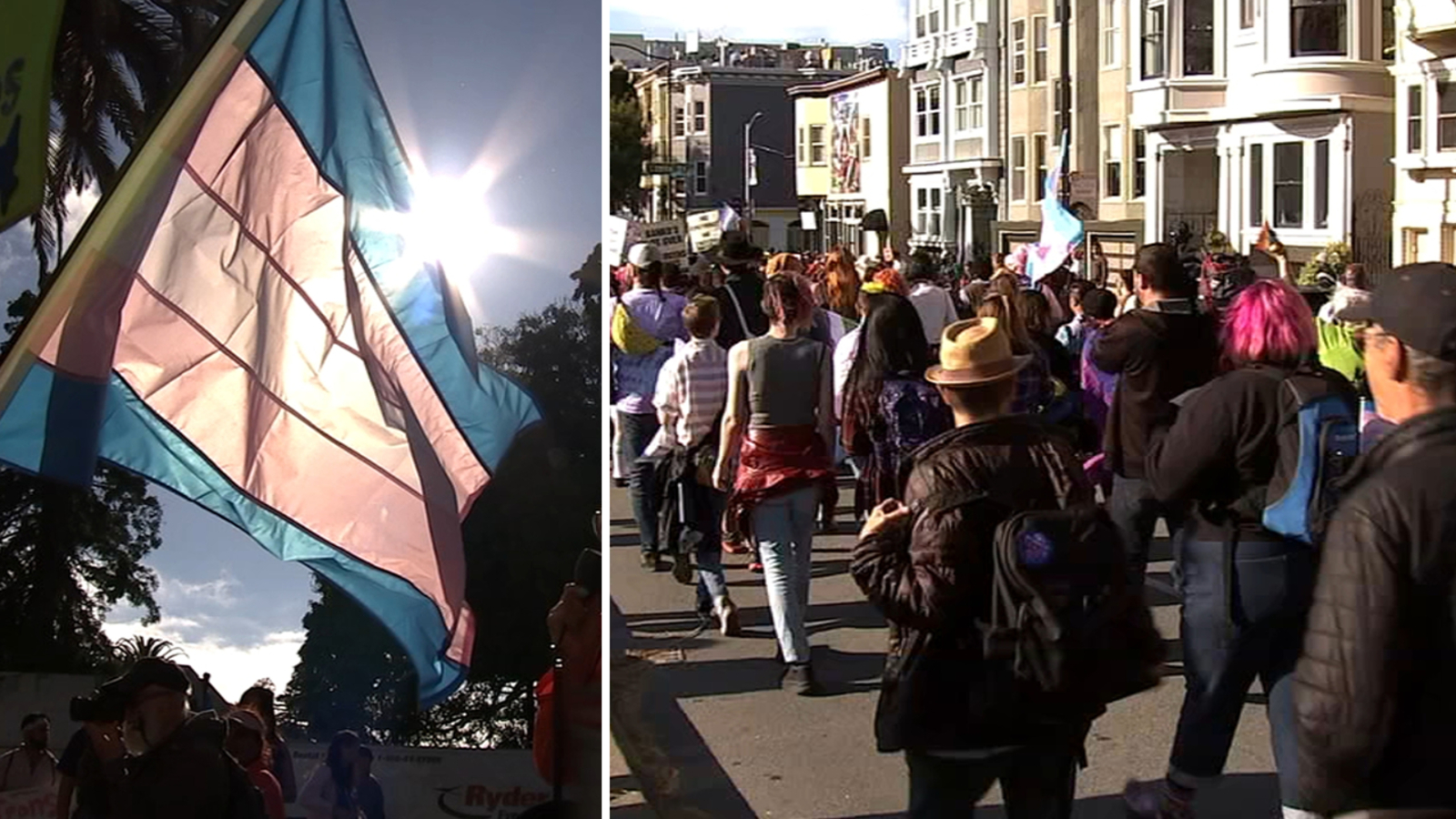 Hundreds attend San Francisco's 20th Annual Trans March honoring ...